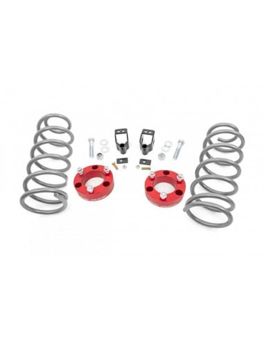 ROUGH COUNTRY 3 INCH LIFT KIT | X-REAS | RR SPRINGS | RED | TOYOTA ...