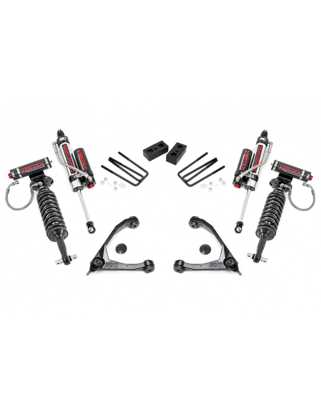 ROUGH COUNTRY 3.5" LIFT KIT | FORGED UCA | CAST STEEL | VERTEX | CHEVY ...