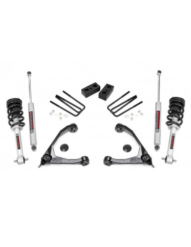 ROUGH COUNTRY 3.5 INCH LIFT KIT | CAST STEEL | N3 STRUT | CHEVY/GMC ...