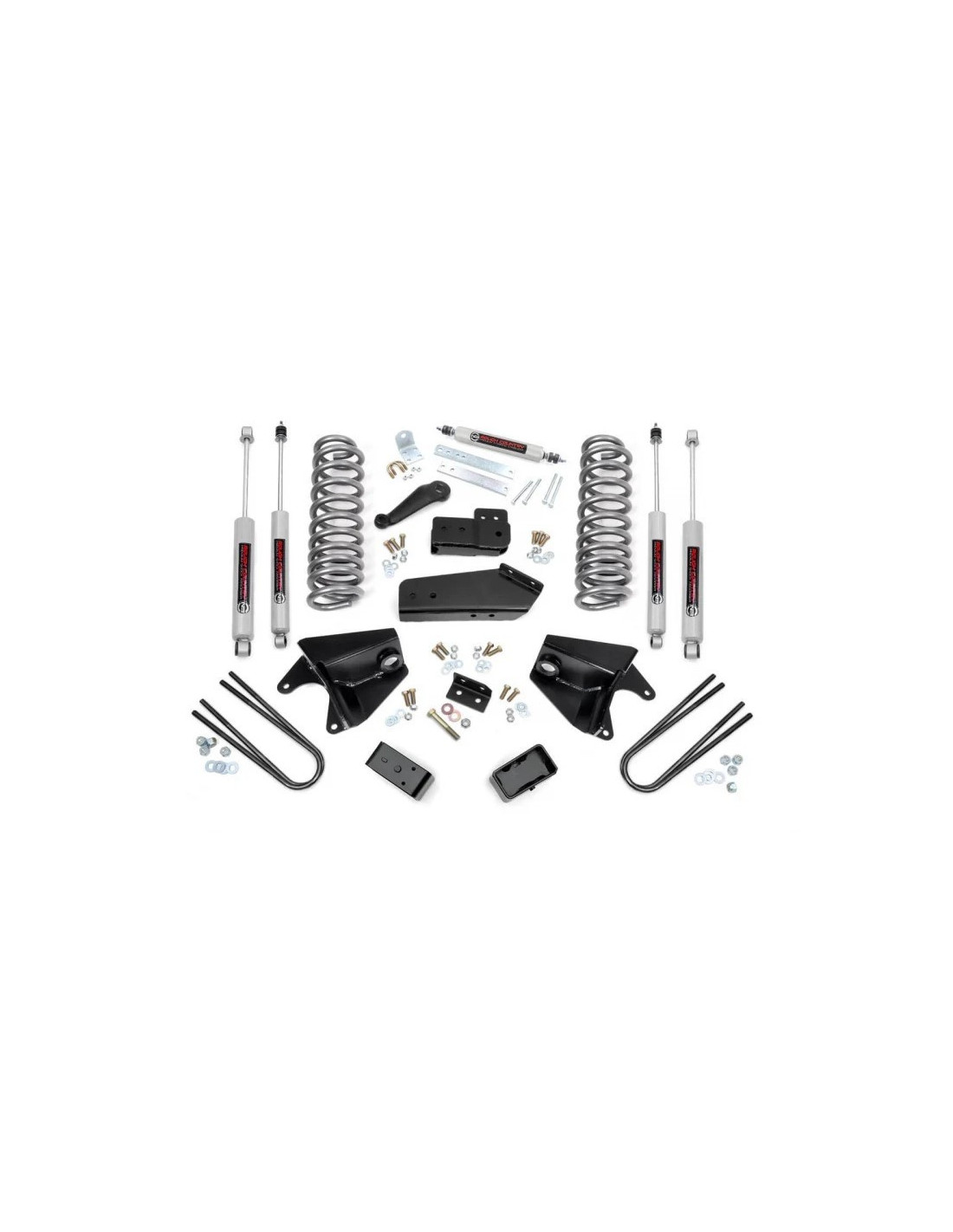 ROUGH COUNTRY 4 INCH LIFT KIT | REAR BLOCKS | FORD F-150 4WD (1980-1996)