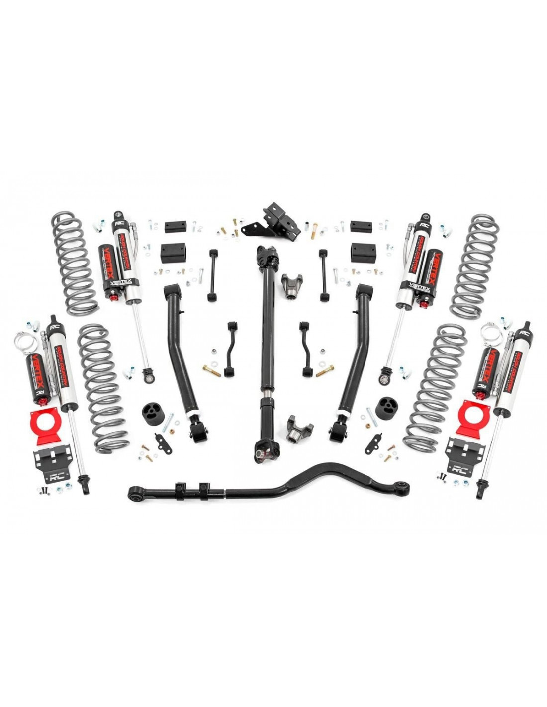 ROUGH COUNTRY 3.5 INCH LIFT KIT | ADJ LCA| FR D/S | VERTEX | JEEP ...
