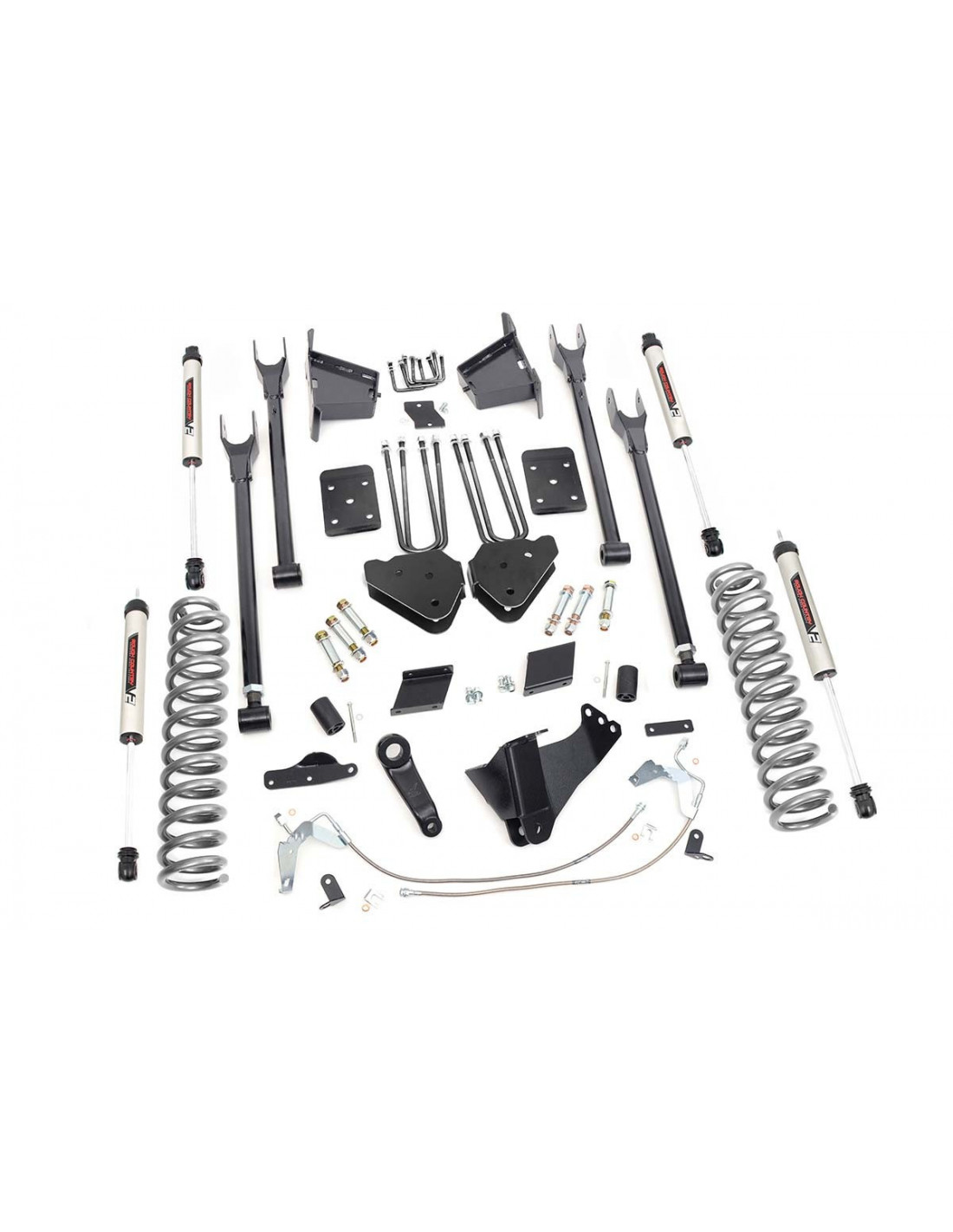 ROUGH COUNTRY 6 INCH LIFT KIT |4-LINK | NO OVLD | V2 | FORD SUPER DUTY ...