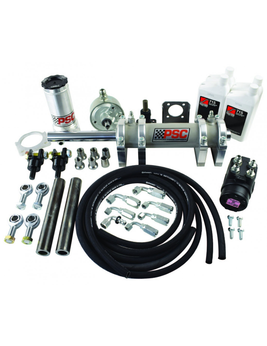 Full Hydraulic Steering Kit, 2.5 Ton Rockwell Axle (46 Inch and Larger ...