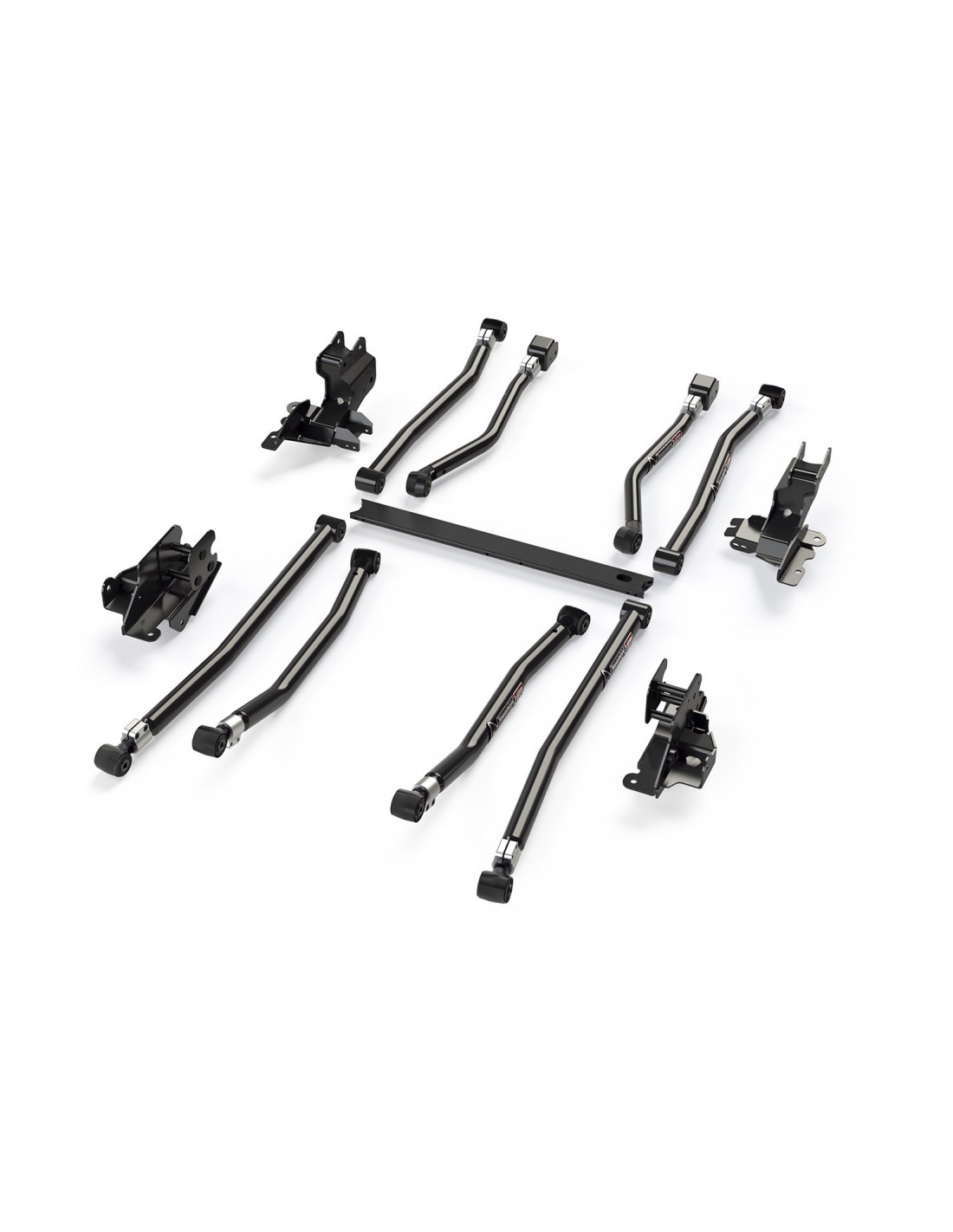 JEEP JL LONG CONTROL ARM ALPINE IR AND BRACKET KIT 8-ARM ADJUSTABLE 3-6 ...