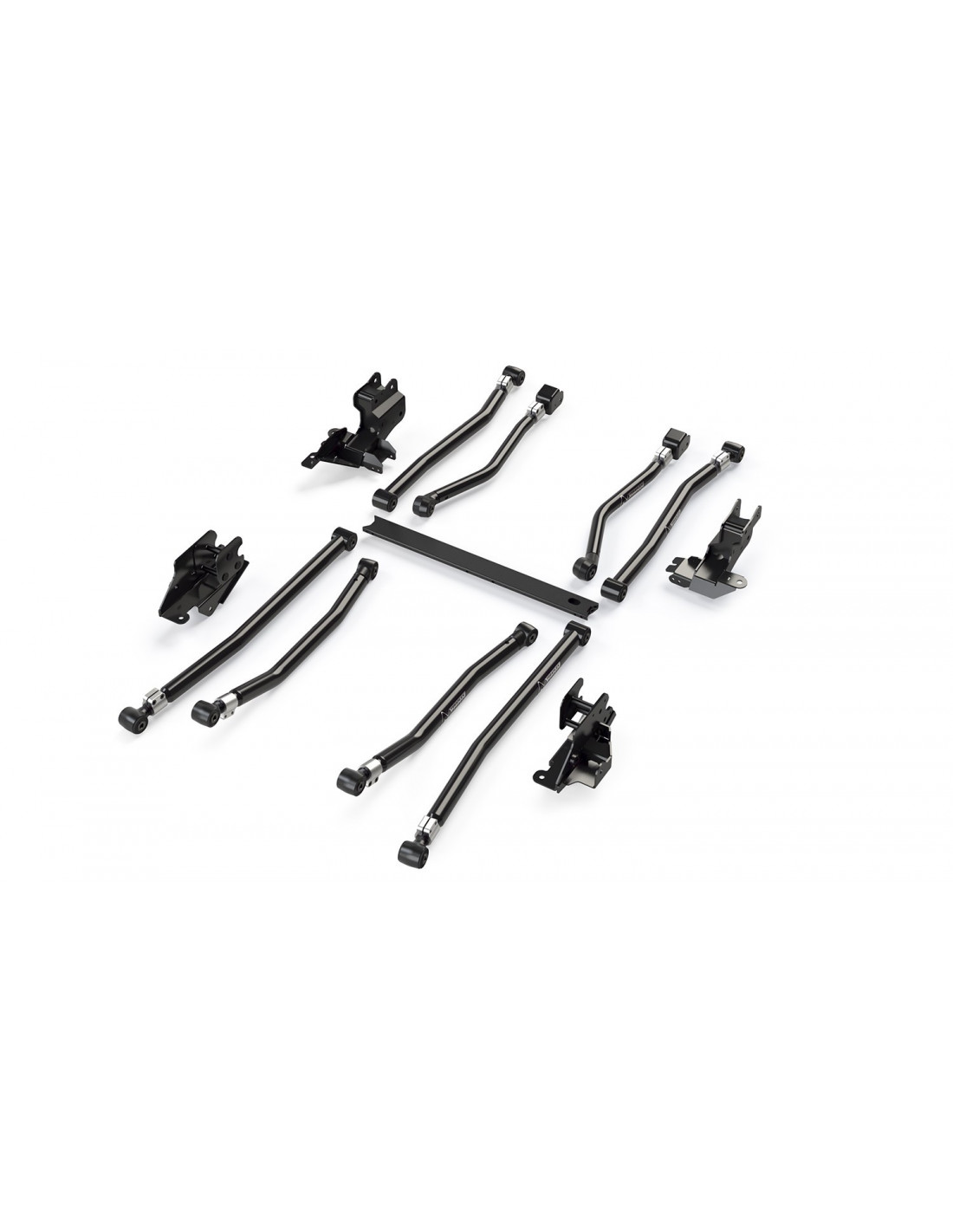 JEEP JL LONG CONTROL ARM ALPINE AND BRACKET KIT 8-ARM ADJUSTABLE 3-6 ...