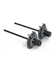 JEEP JK REAR 8-LUG FULL-FLOAT CONVERSION KIT W/ PERFORMANCE ROTORS NON ...