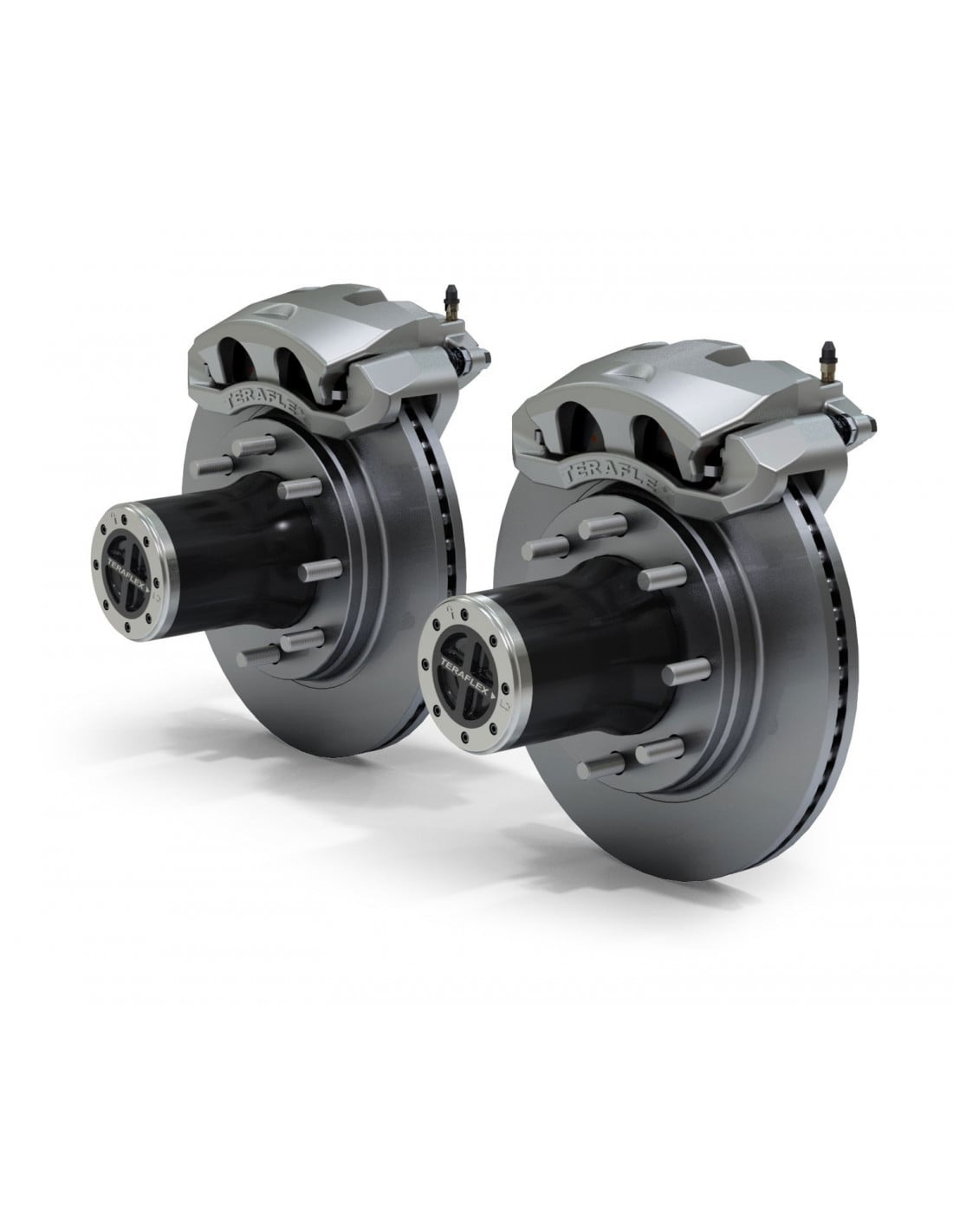 JEEP JK FRONT 8-LUG FULL-FLOAT LOCKING HUB CONVERSION KIT AND BIG BRAKE ...