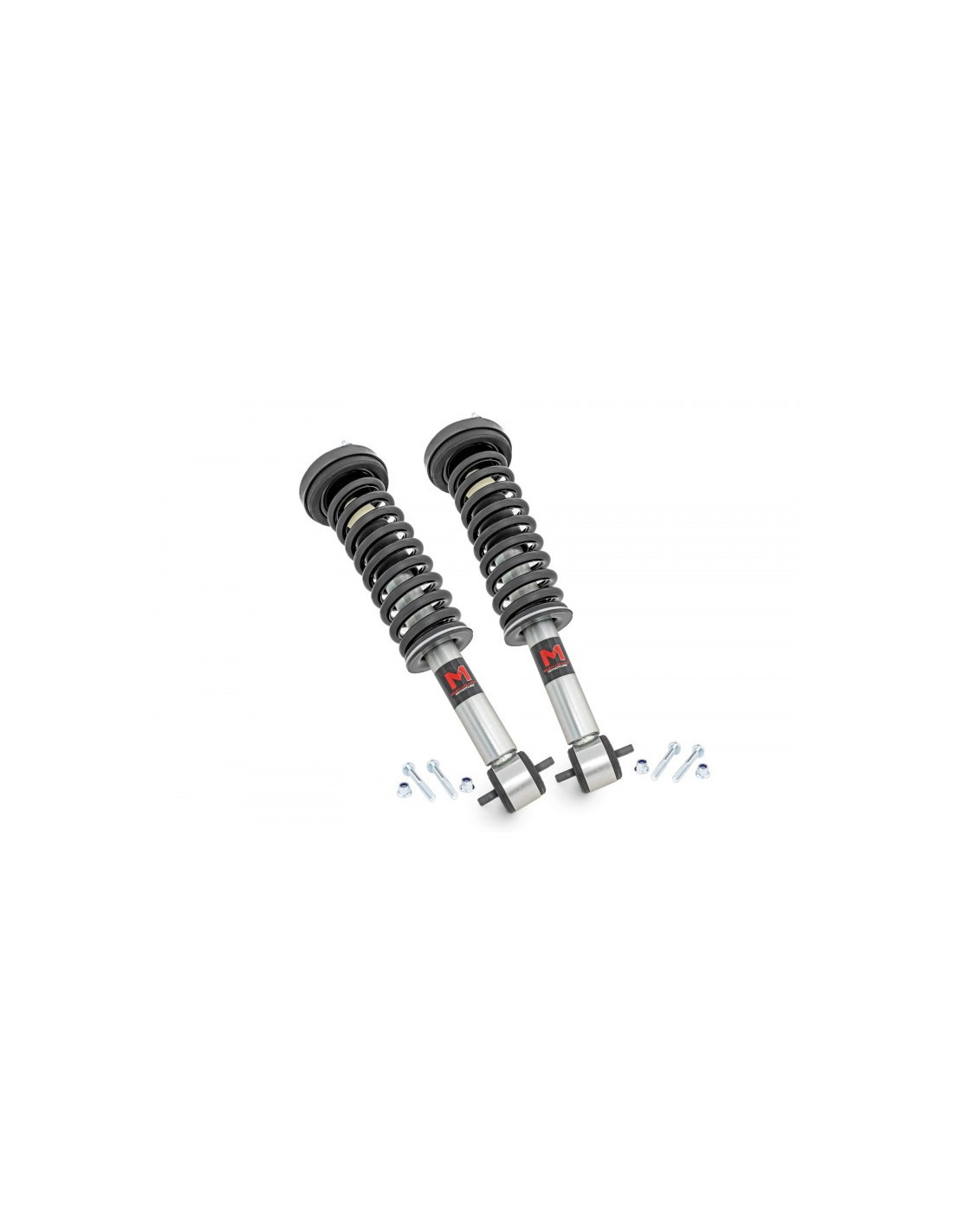 ROUGH COUNTRY M1 LOADED STRUT PAIR | 3 INCH | FORD F-150 4WD (2014-2022)
