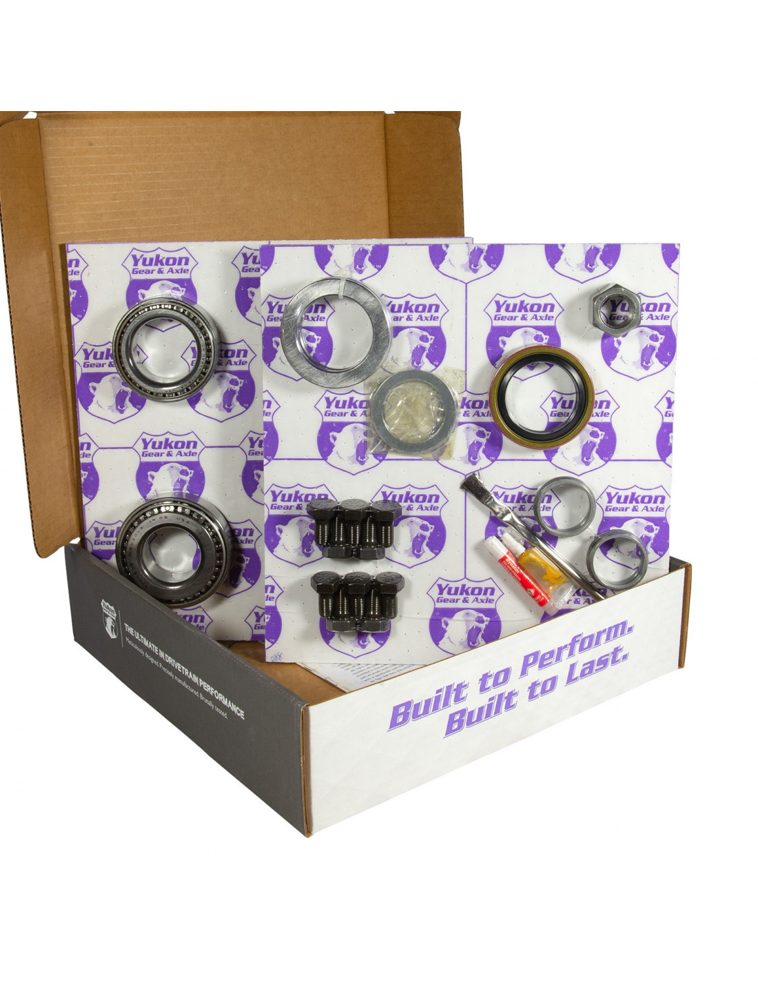 Kit contains a ring and pinion set, positraction unit, and installation ...